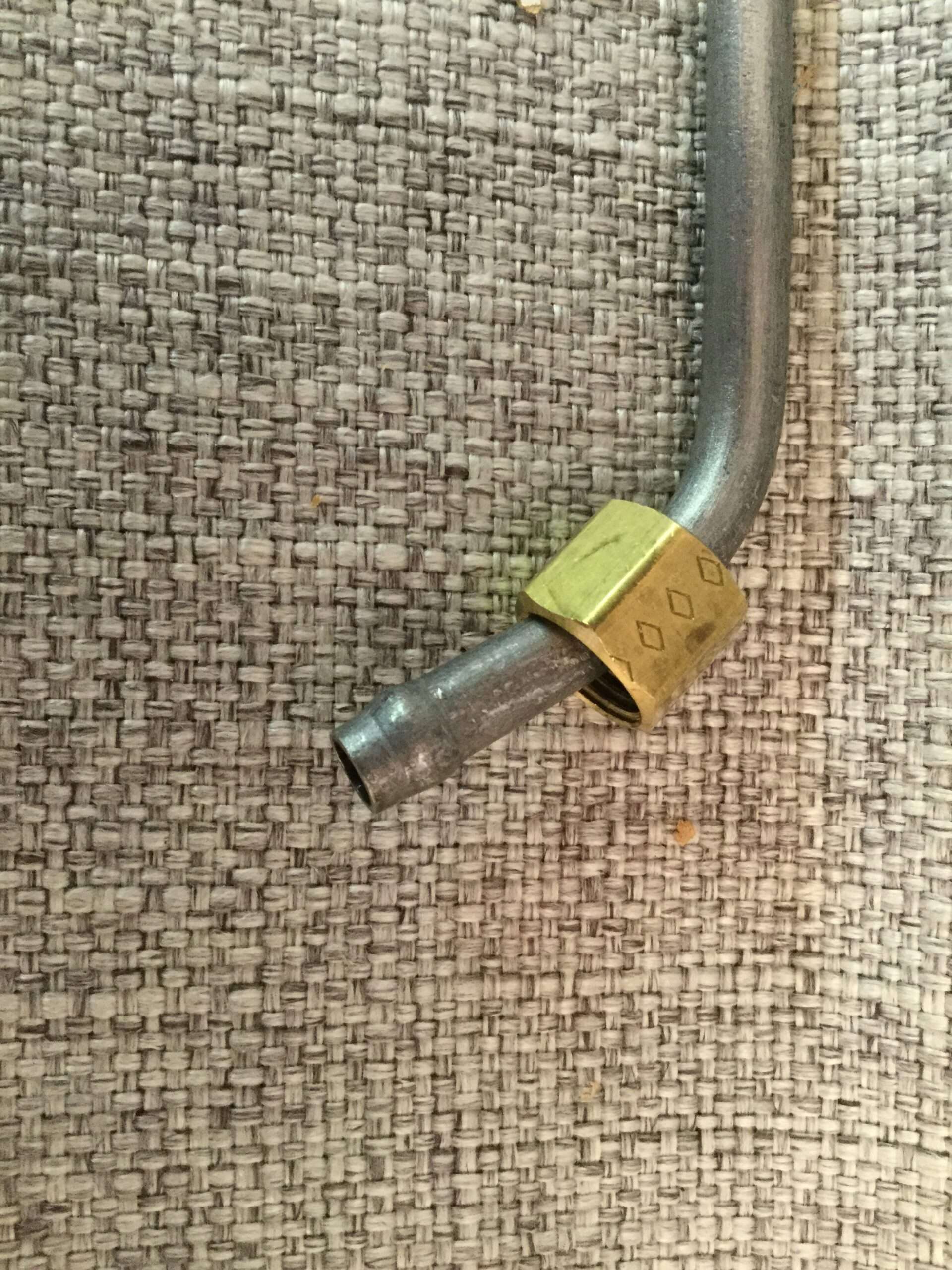 Genuine GM# 3826001: Correct Bundy Tubing & Brass Nut