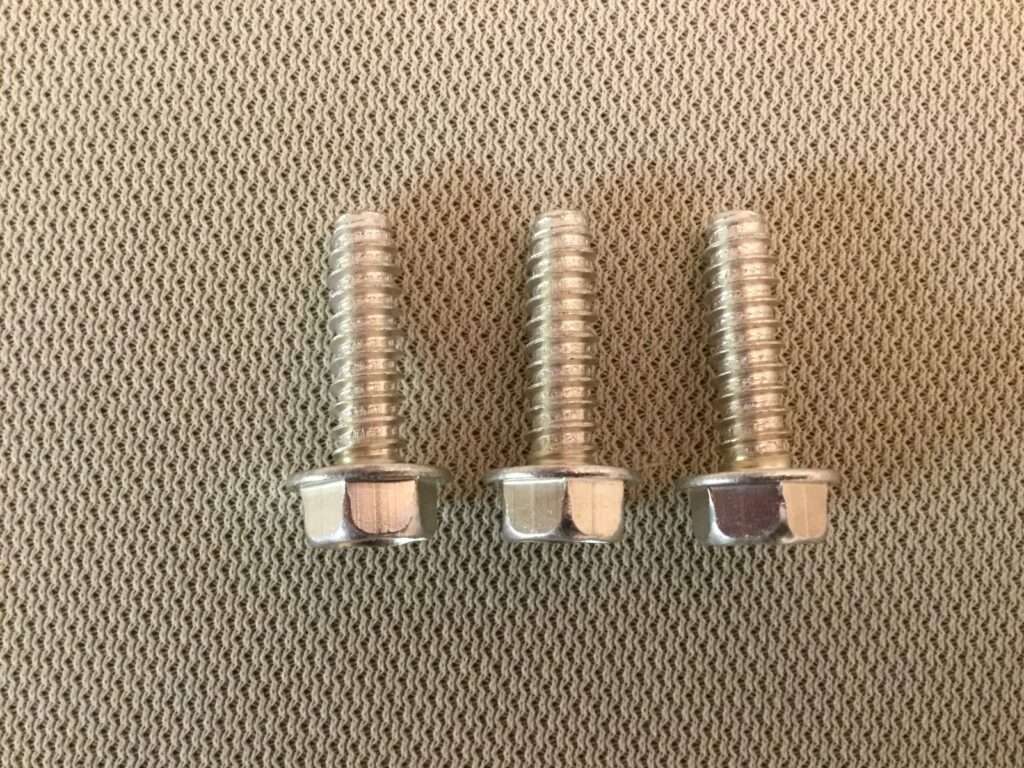Buy New Set of 3 Sheet Metal Anchor Head, Cad Plated 1/4x7/8