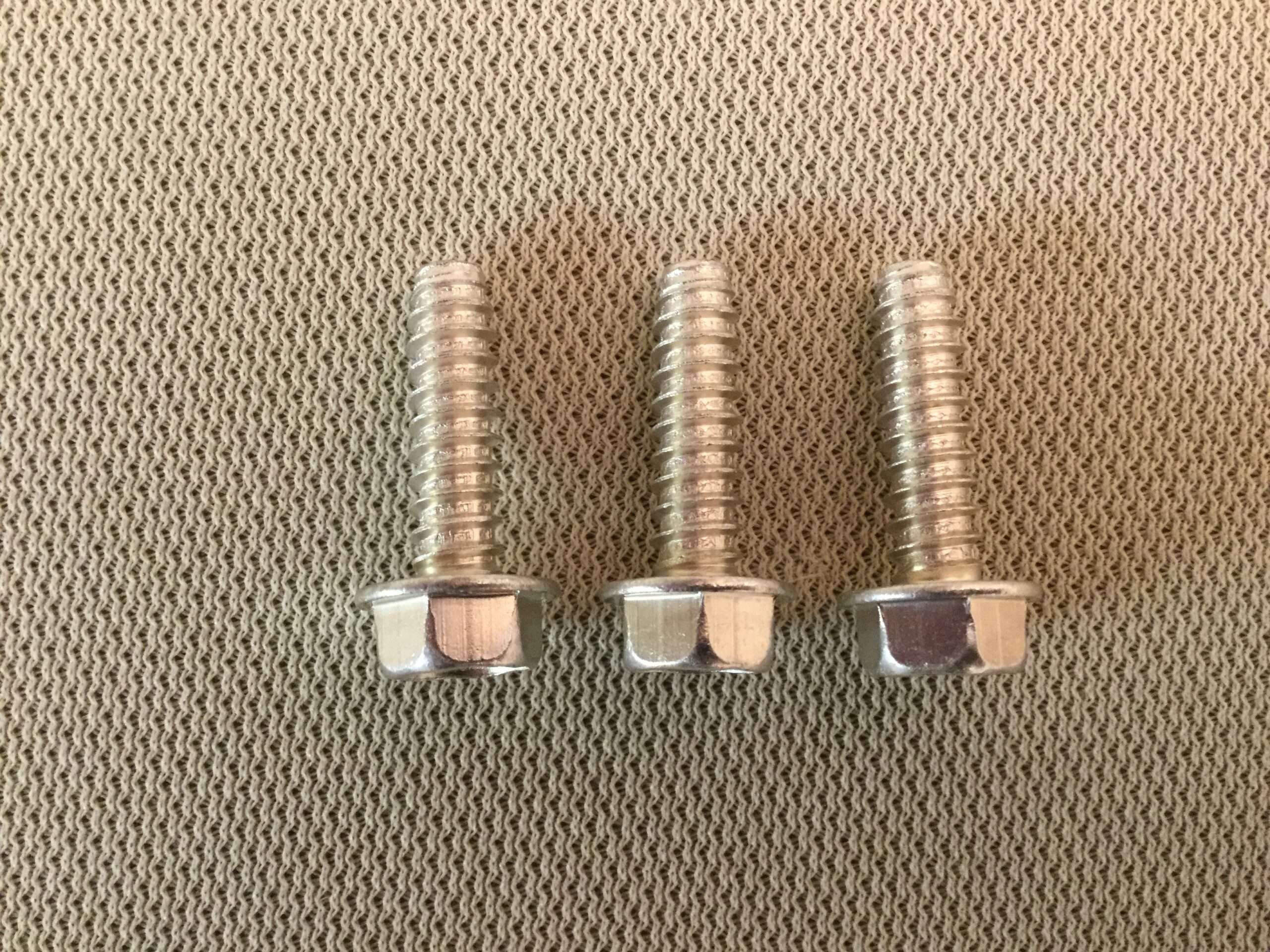 Buy New Set of 3 Sheet Metal Anchor Head, Cad Plated 1/4x7/8