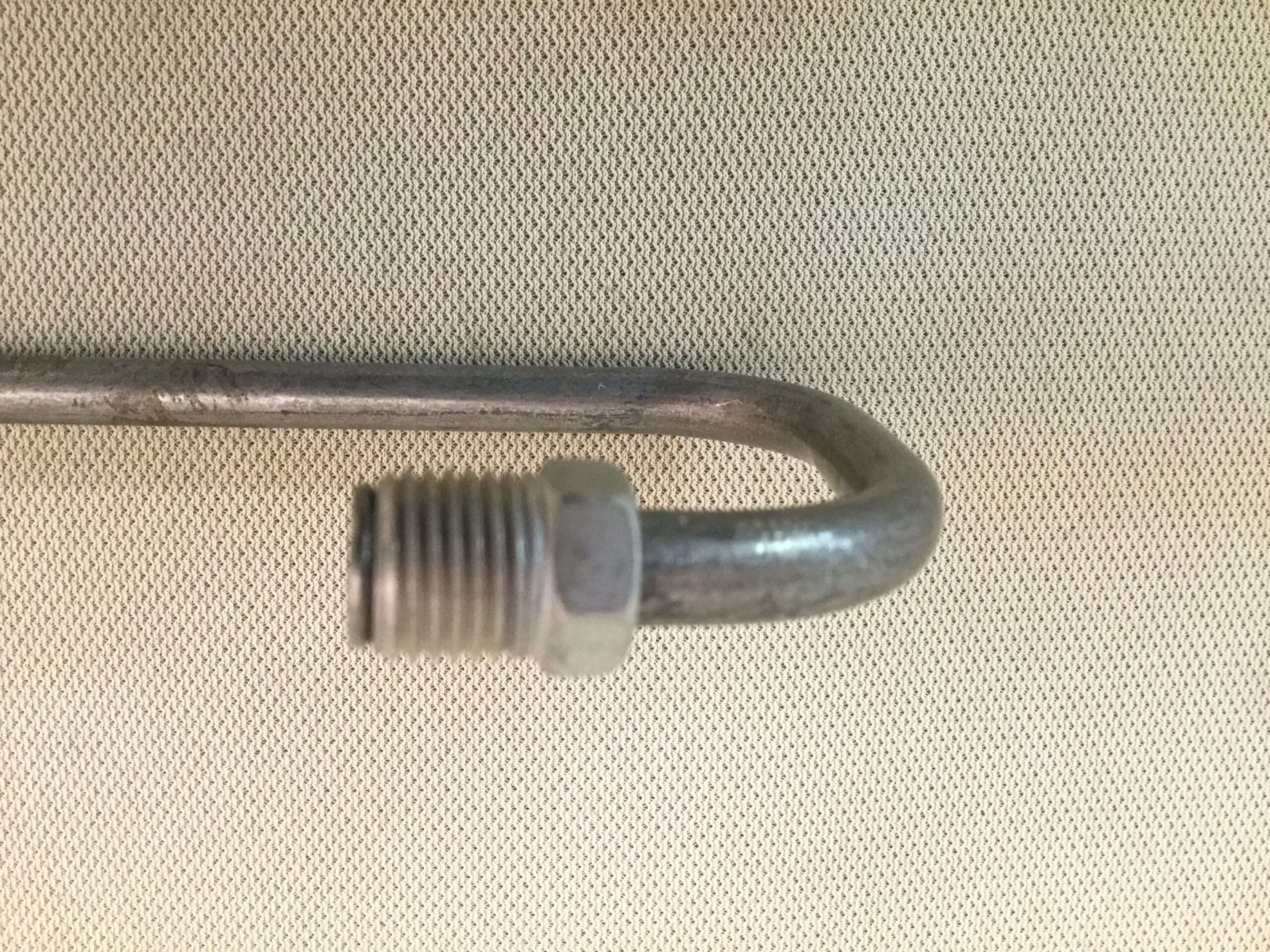 Early 63 FI Car Line Fittings: Original and Cad Plated