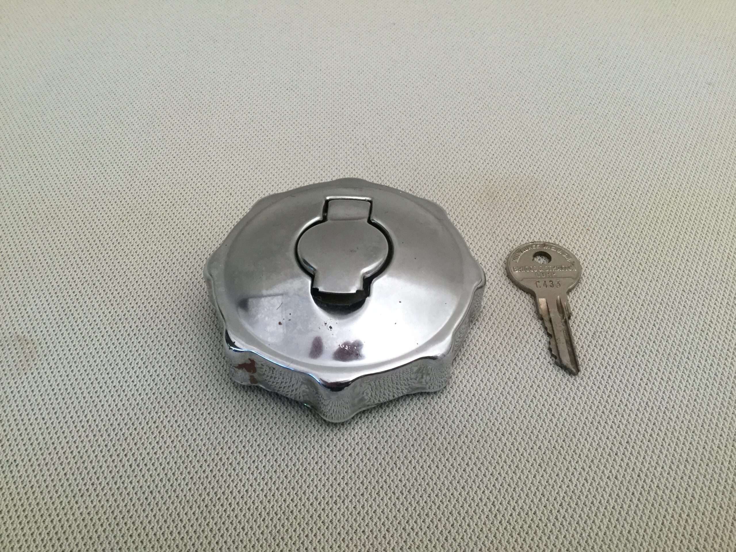 Vintage Corvette Parts | Classic Locking Gas Cap with Key