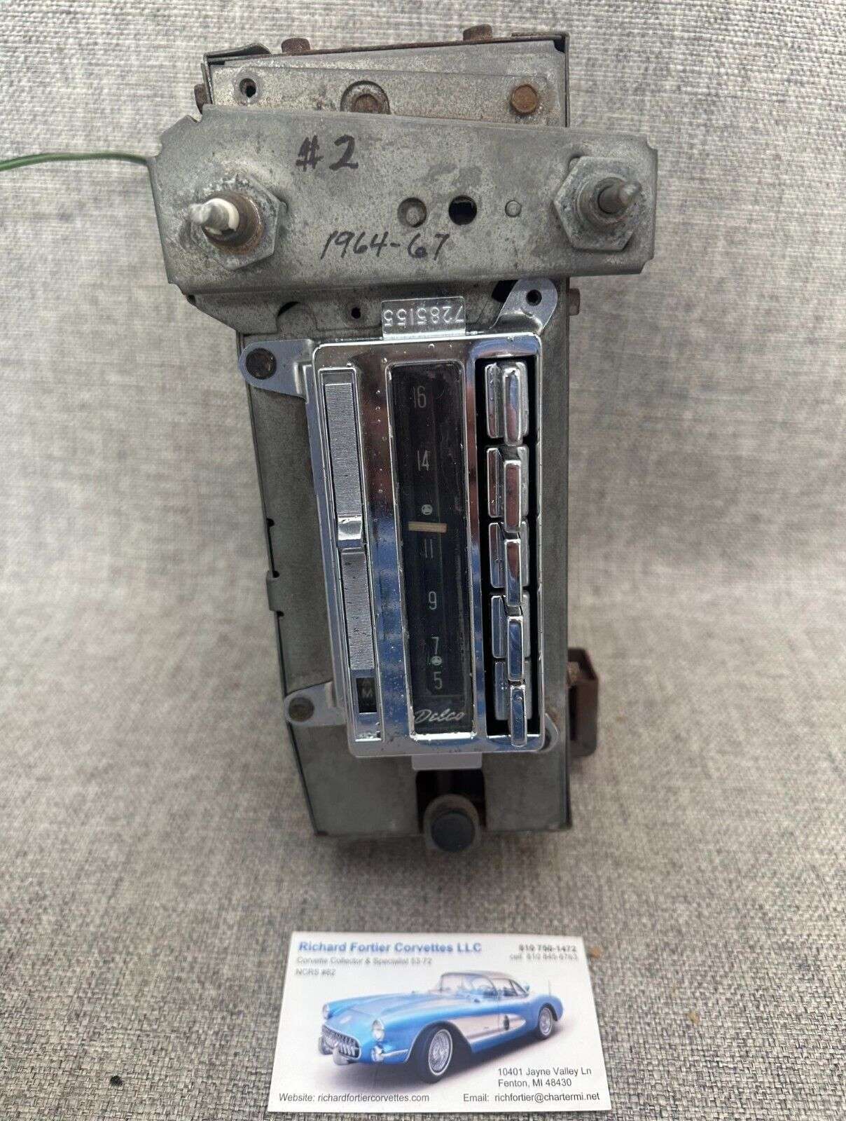 Buy 1964-67 Corvette AM/FM Radio Restocking Fee Policy