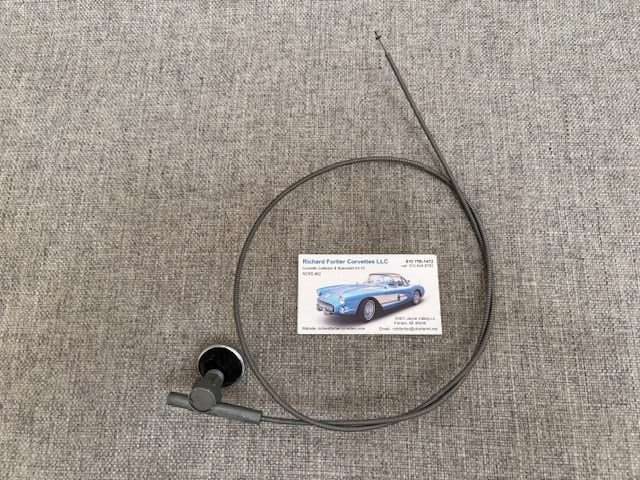 1956-57 Corvette Windshield Wiper Motor Control Cable w/ Original Knob ...